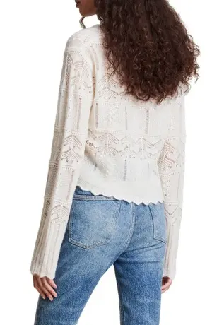 Allsaints Vanessa Cardigan In Chalk White - 60% Off | Editorialist